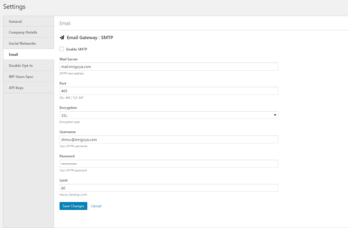 Email (Gateways) - weMail