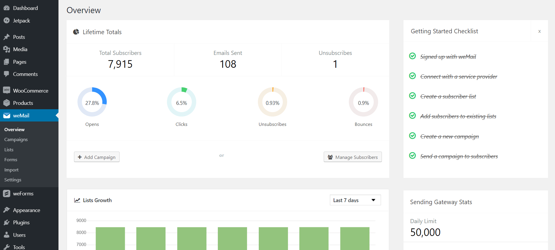 Installation - weMail