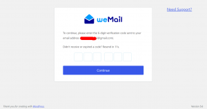 Installation - weMail