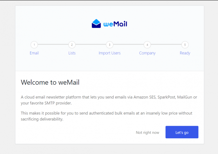 Installation - weMail