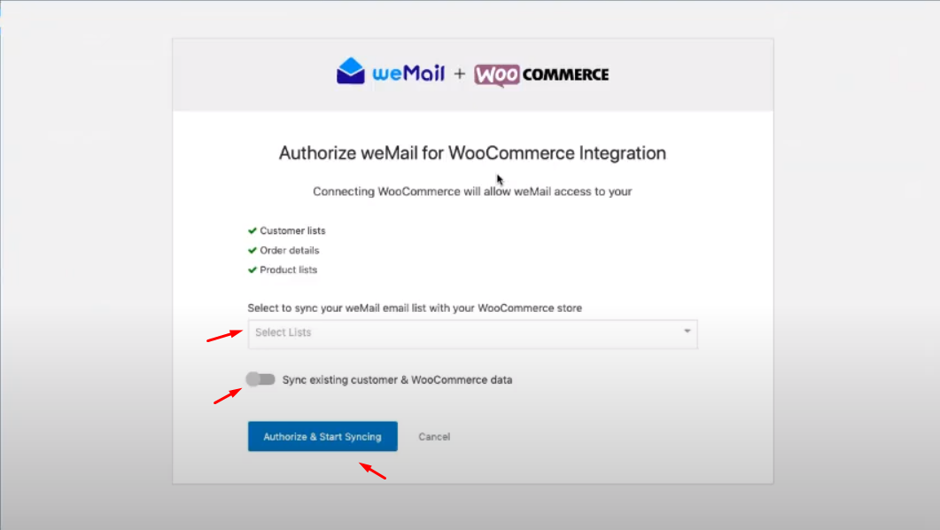 WooCommerce - weMail