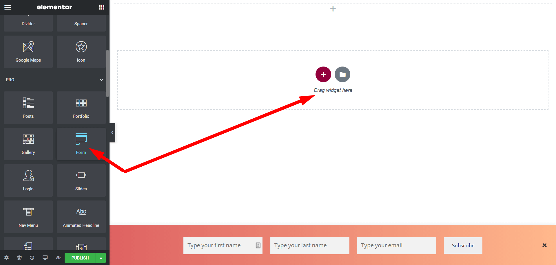 Elementor Integration - weMail