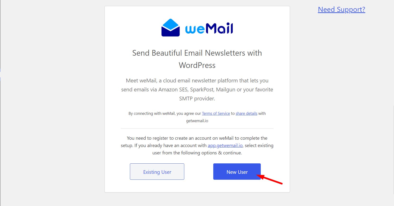 Installation - weMail