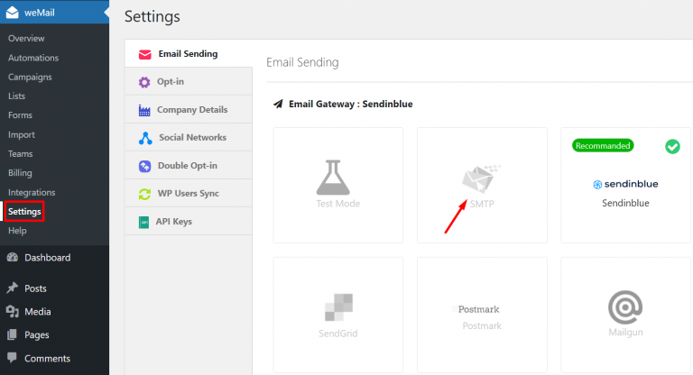 SMTP Bounce Handling - weMail