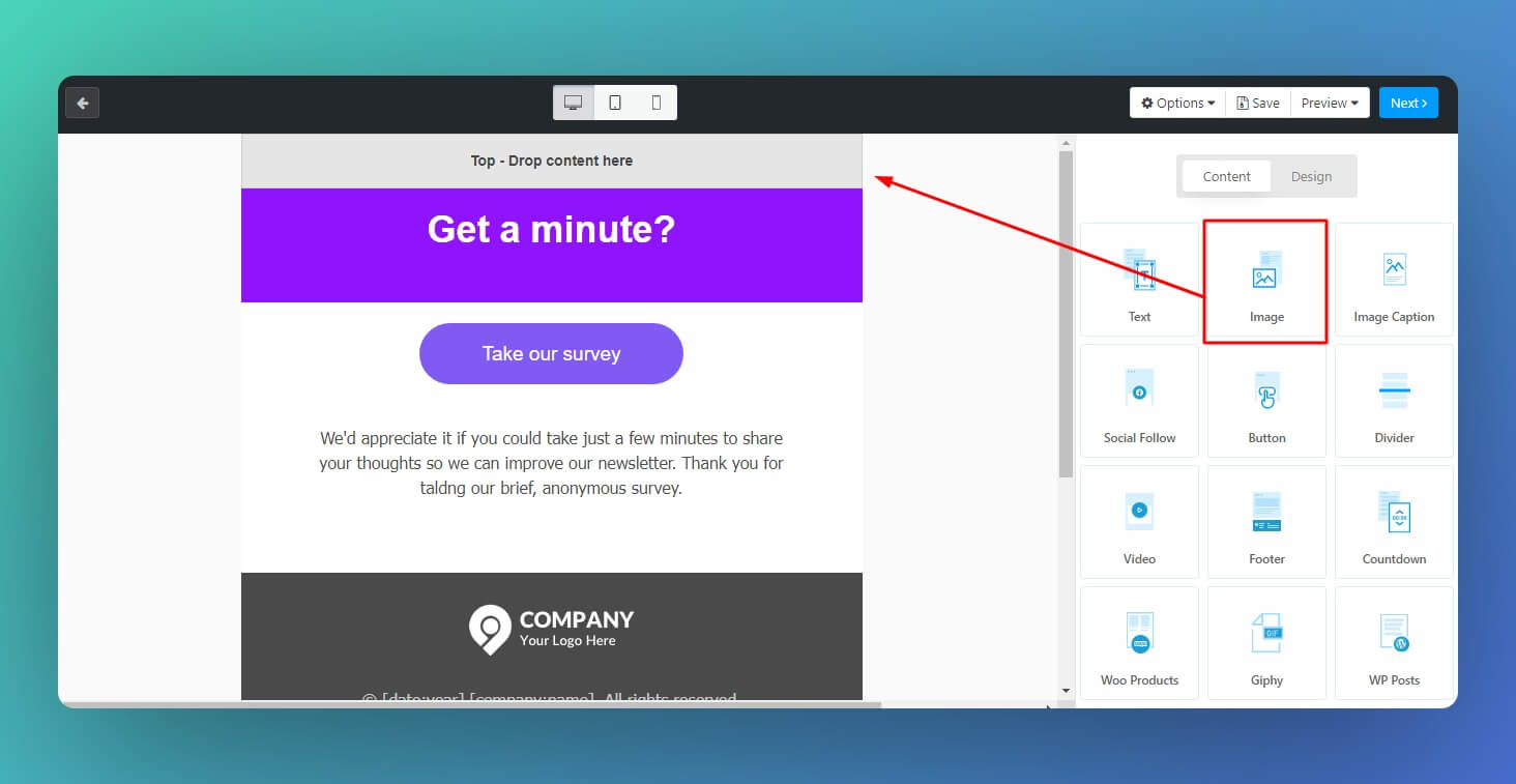 How to Customize Images on Email Body in a Minute - weMail