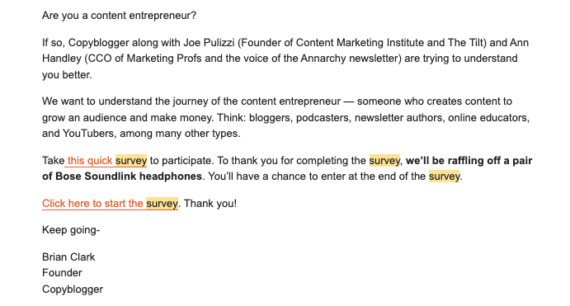 How to Create Survey Invitation Email with Examples - weMail