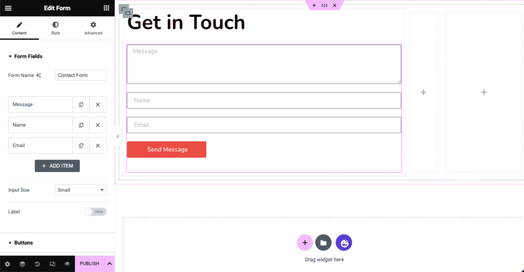 weMail and Elementor Forms Integration