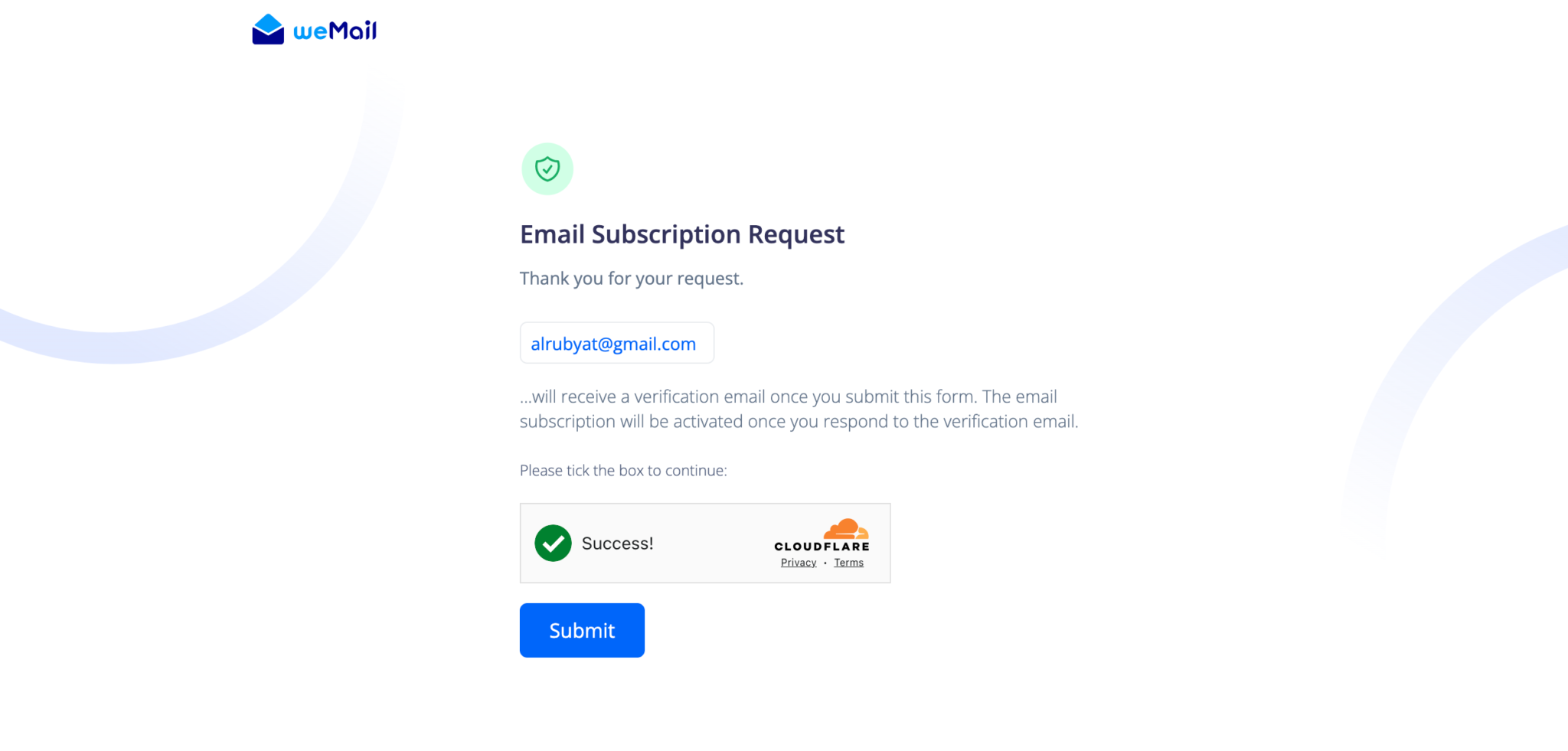 Utilizing Embed Forms - weMail