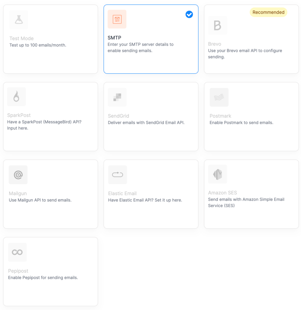 Configuring Email Gateways - weMail