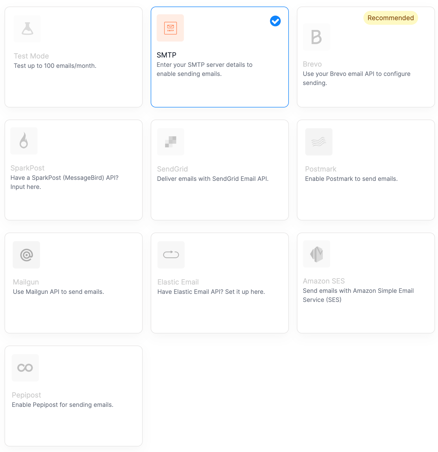 Configuring Email Gateways - weMail